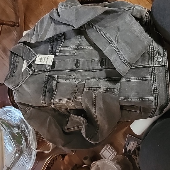 sand and stone | Jackets & Coats | Sand And Stone Black New Faded Jeans ...